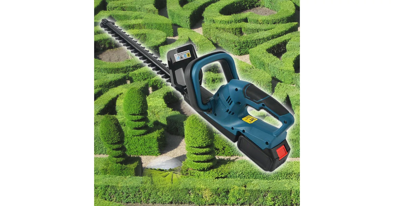 Kiyoshi akkumulátoros sövényvágó, 6000 mAh, 2 db 48V akkumulátorral és töltővel - Kerti gépek ...