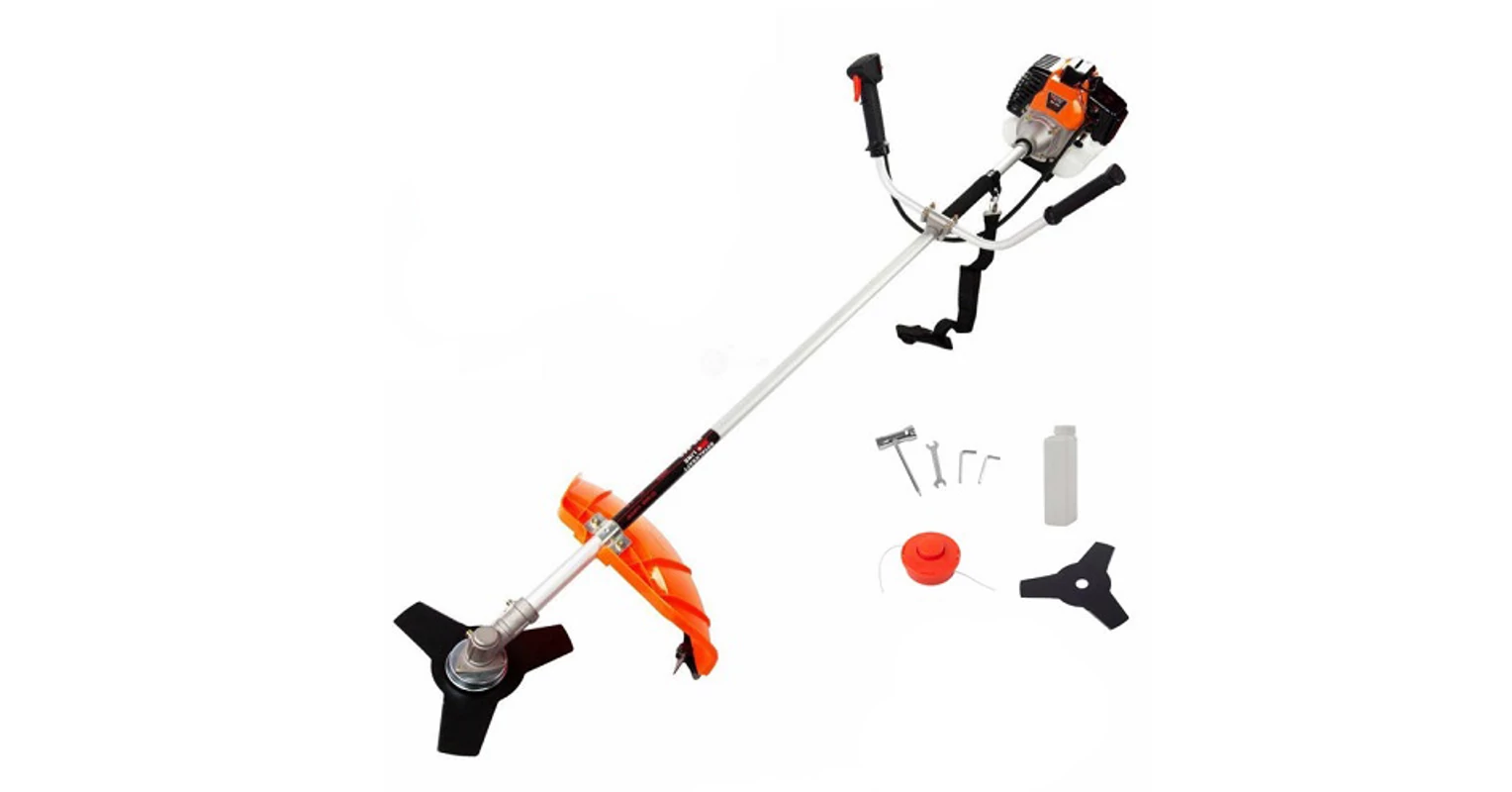 RoyalKraft benzinmotoros fűkasza 55 cm3 motorral, 5,5 LE, damilfejjel ...