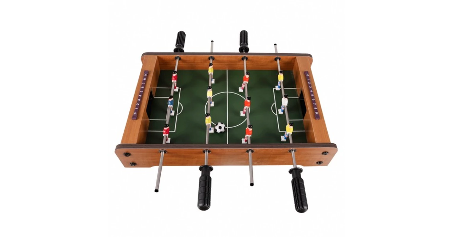 Mini asztali foci, fa futballasztal, csocsó gyerekeknek, 12 játékossal ...