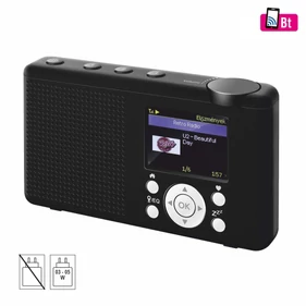 SAL INR 3000 internetrádió, 4 in 1, 2 W hangszóró, világrádió, FM RDS ...